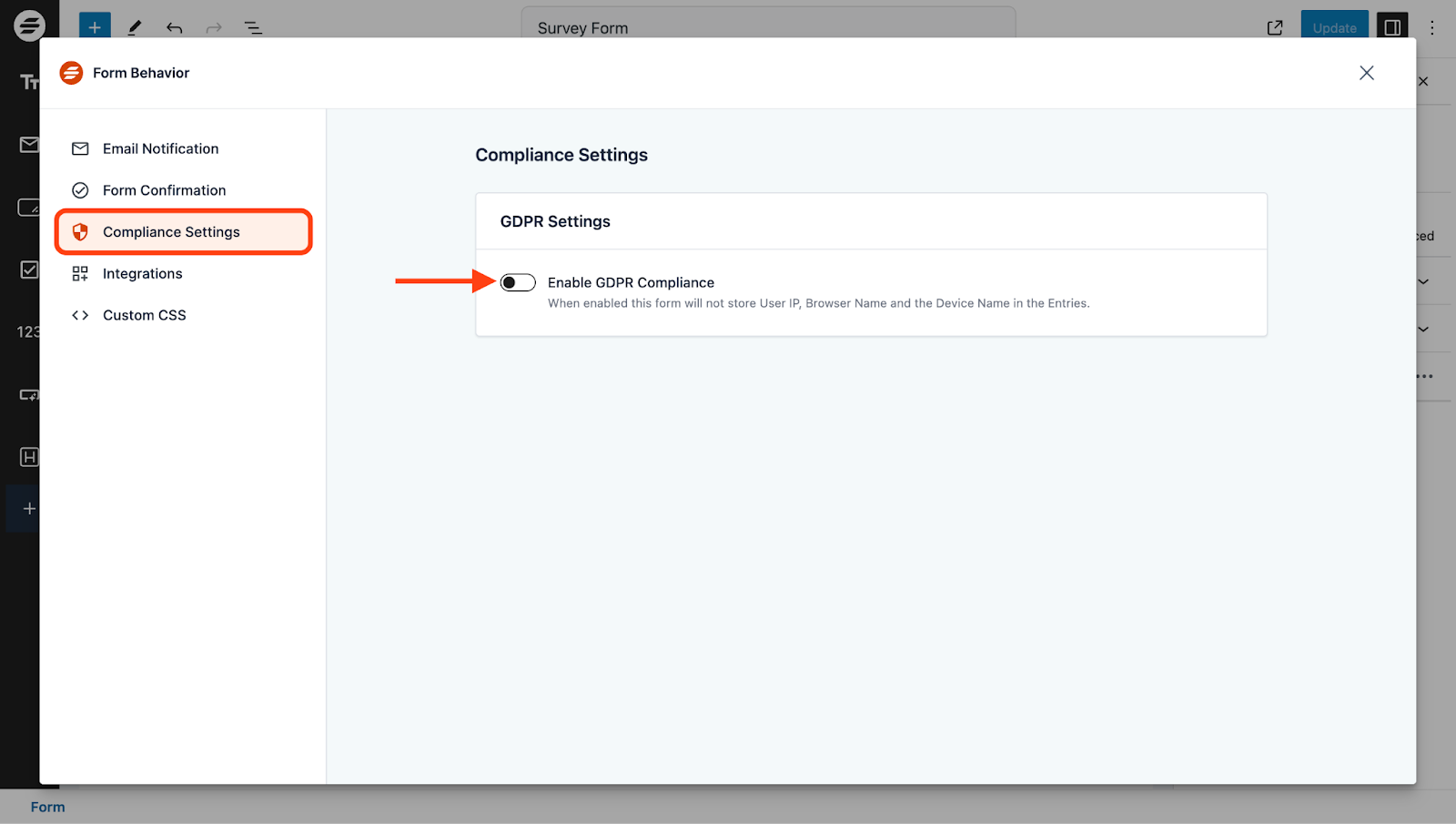 GDPR Compliant Forms - SureForms