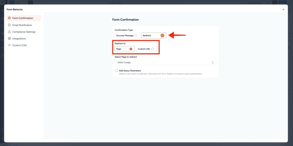 How To Add Query Parameters To Form Redirects Sureforms