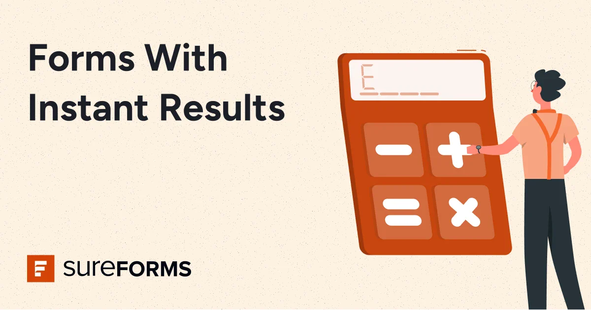 Calculator Form With Real-Time Outputs
